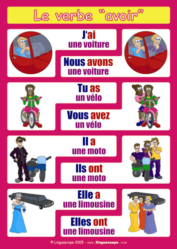 FLE: Verbe AVOIR au présent