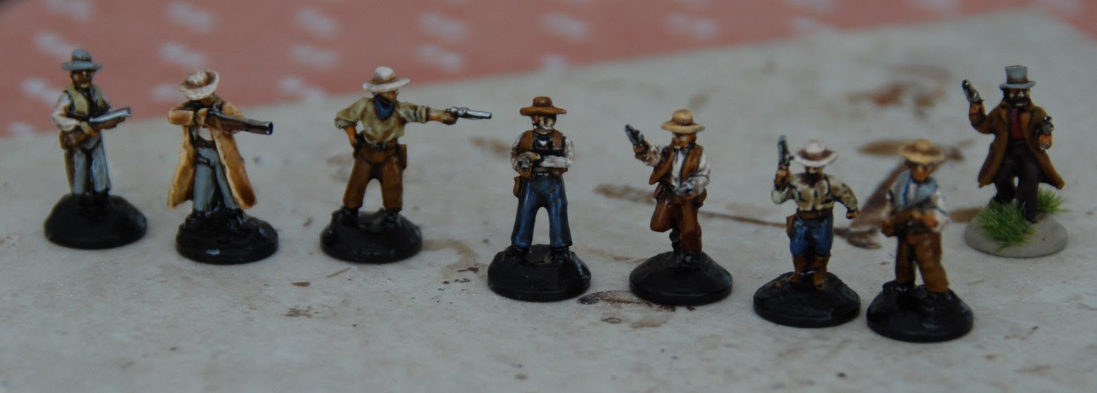 Lord Ashram's House of War: Another Posse of 15mm Cowboys finished, and ...