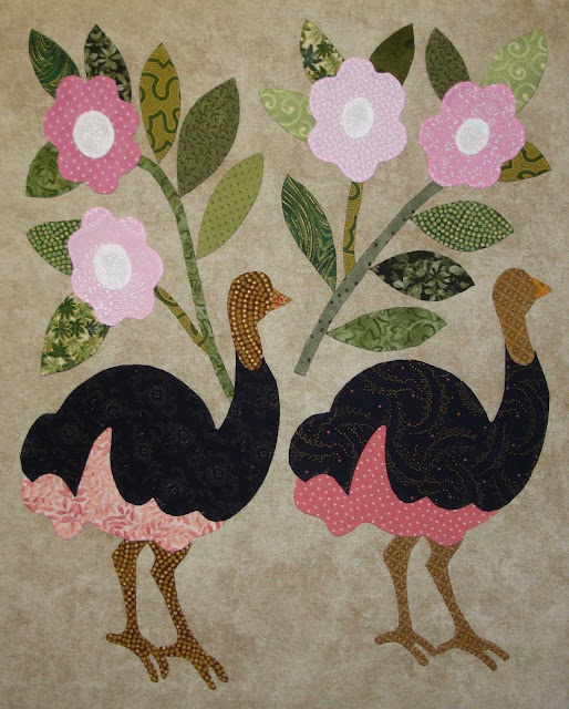 FABRIC THERAPY: Ostriches!