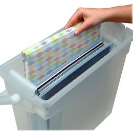 Simplify Your Life Organizing: Storage Solution Ideas ~ Scrapbook file box