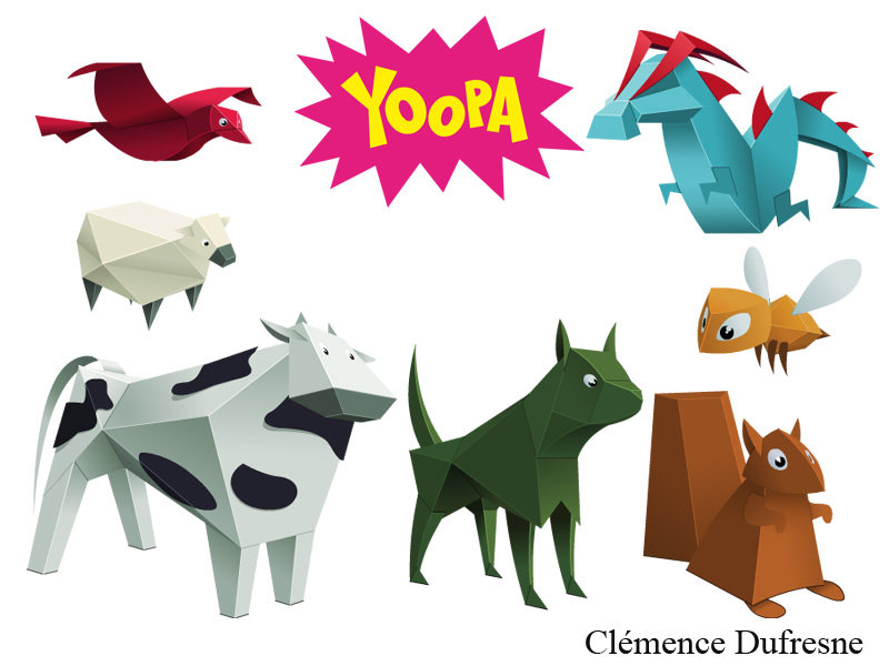 Clemence Dufresne: Design pour des jeux flash 2010