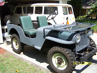 busplunge: Primer Colors - Ed's Jeep Waiting For Paint 1946 CJ2A