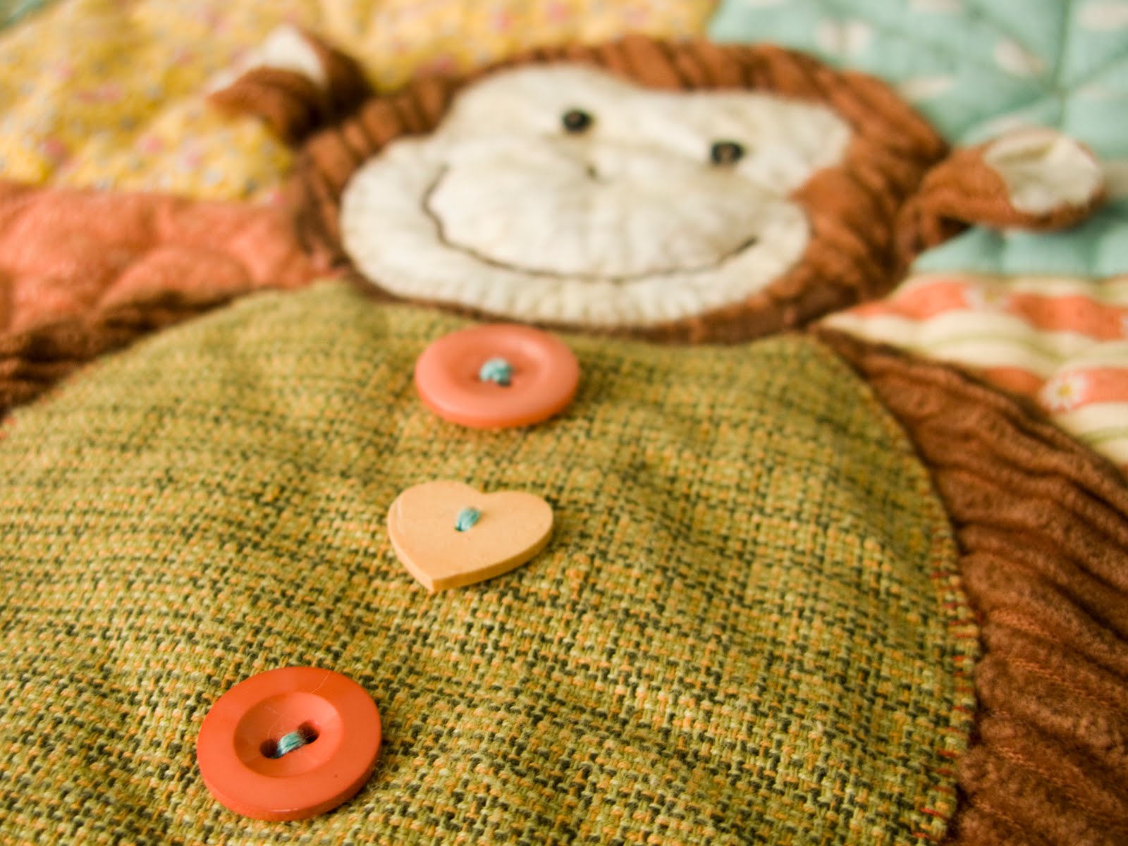 PatchworkPottery: One Little Monkey