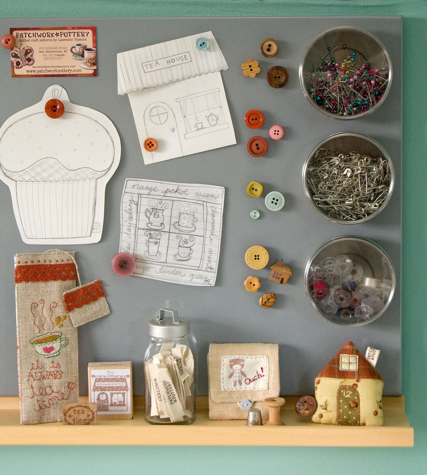 PatchworkPottery: Craftroom Corners