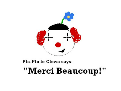 Two Beans Or Not Two Beans: Merci Beaucoup!