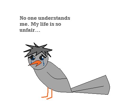 Two Beans Or Not Two Beans: Barry the Emo Bird