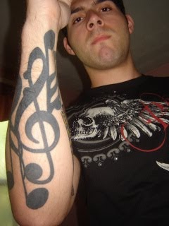 Digital Tattoo: Tribal music note tattoos - music notes tattoos