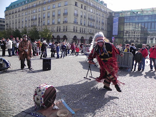 ForeignerinBerlin: Native American show in the middle of Berlin