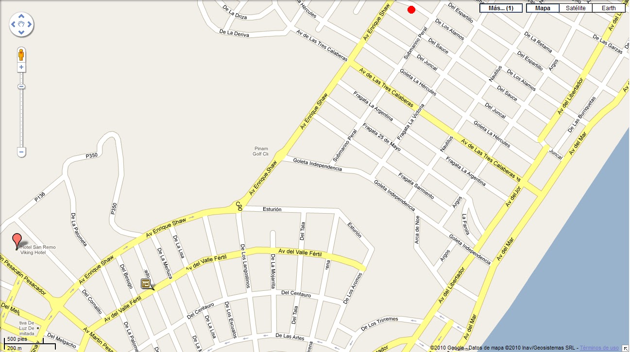 Chalet en Pinamar, Zona Alamos Golf: UBICACIÓN