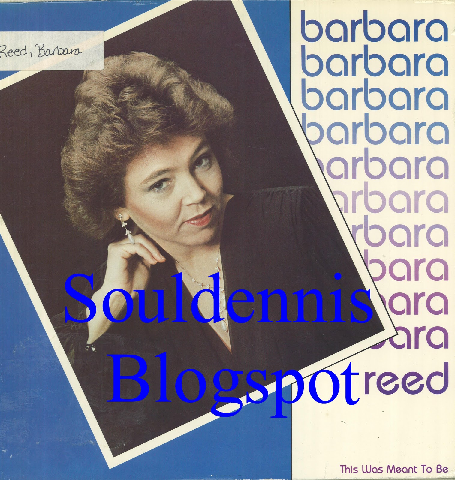 Barbara Reed - This was meant to be 1985 Lp