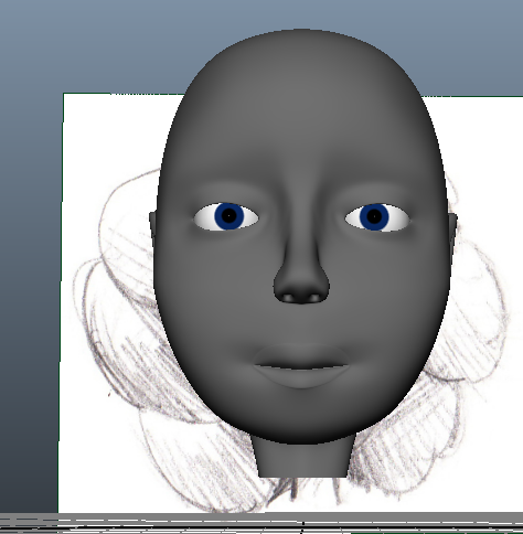 B3D Studios: Maya: Assistant Face Modelling Progress