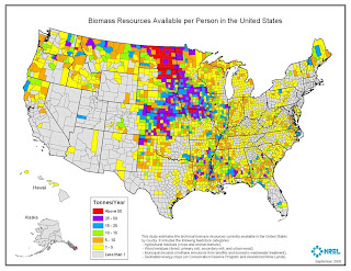Energy Zone: Biomass Resource Map