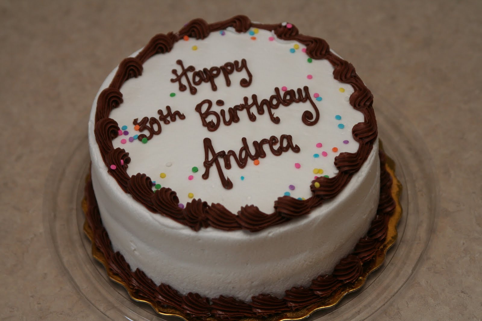 Happy Birthday Andrea Cake