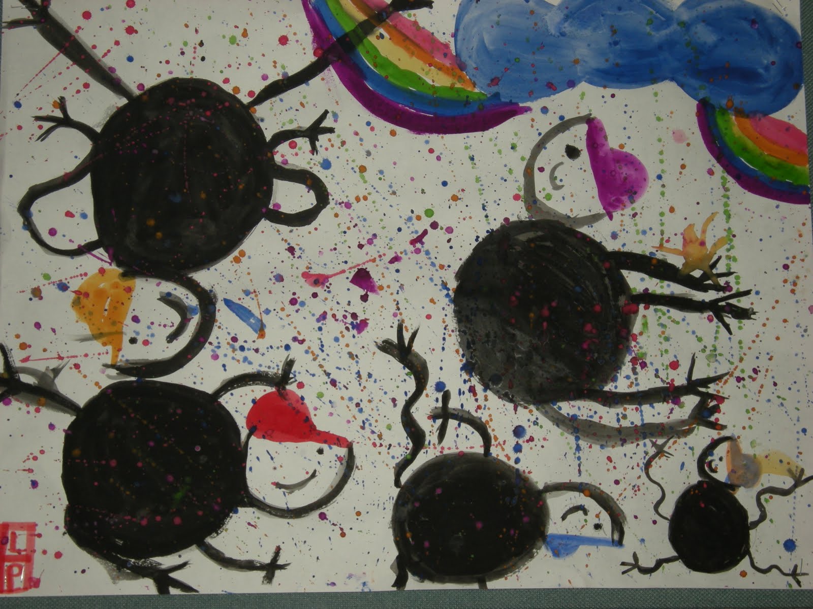 WHAT'S HAPPENING IN THE ART ROOM??: 2nd Grade - Wang Yani Monkeys