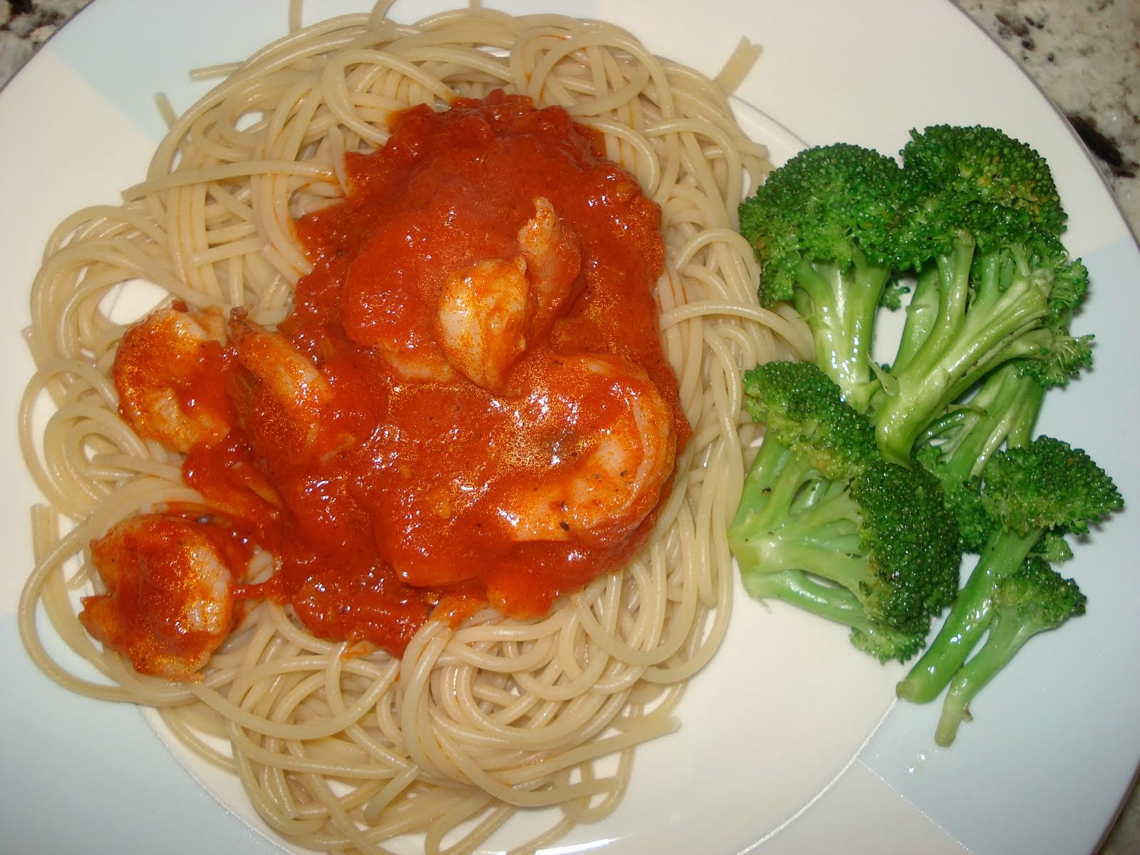 YourVicariousExperience: Spaghetti & Shrimp Arrabiata