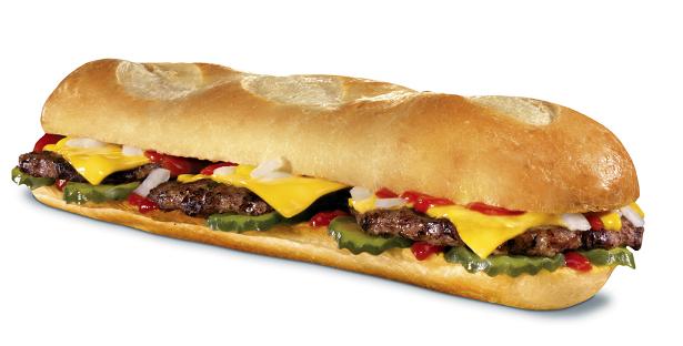 Blended Purple: Foot Long Cheeseburger, Yummy