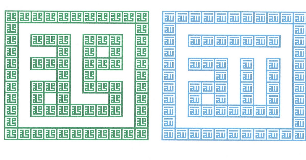 Kufic squares: the world's first kufi squares in kufi squares