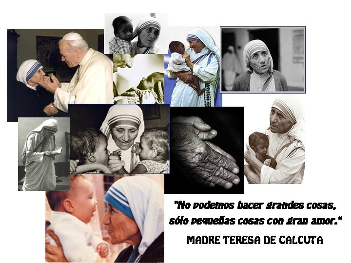 SURESTE30: Primeras personas, Madre Teresa de Calcuta