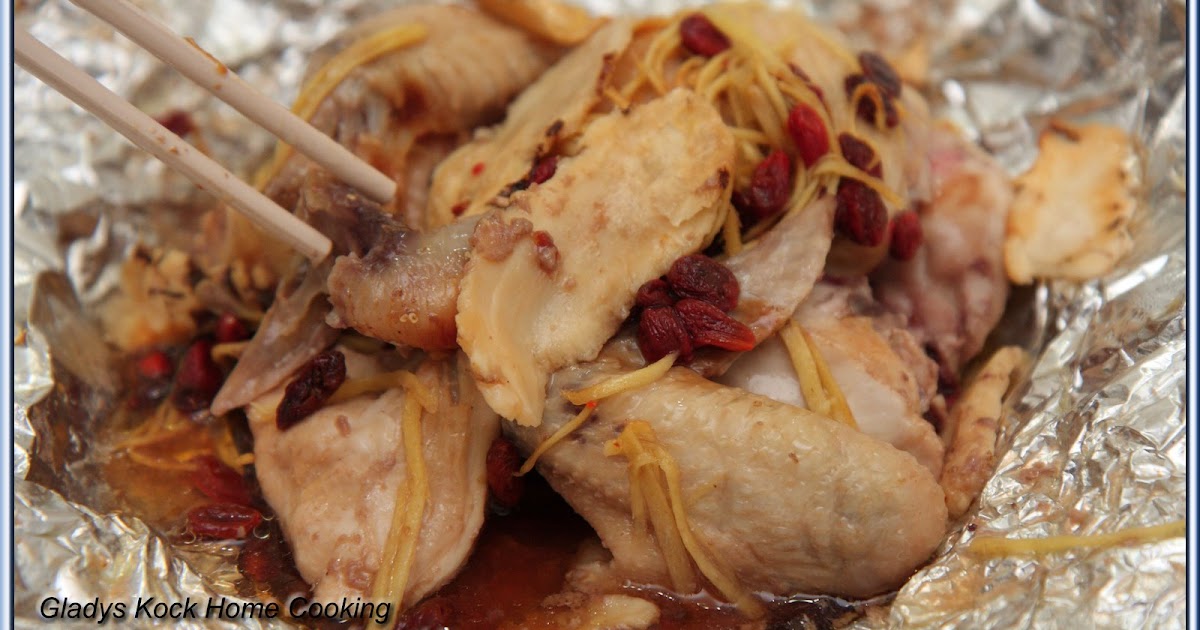 Easy Asian Food Recipes: Herbal Chicken in Aluminium Parcel Recipe ...