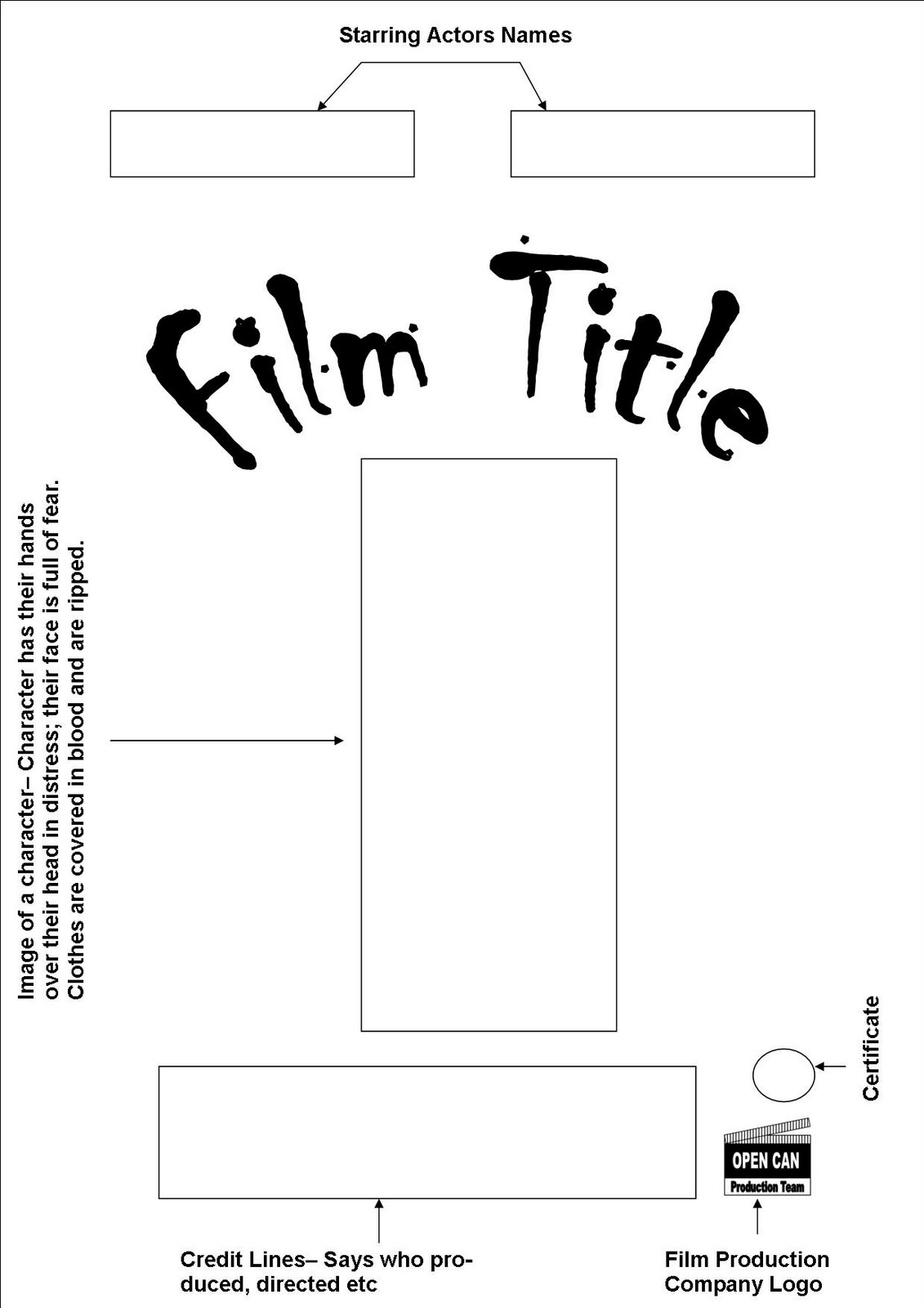 A2 Media Portfolio: Poster Flat Plan by Hollie-Jade Higgins
