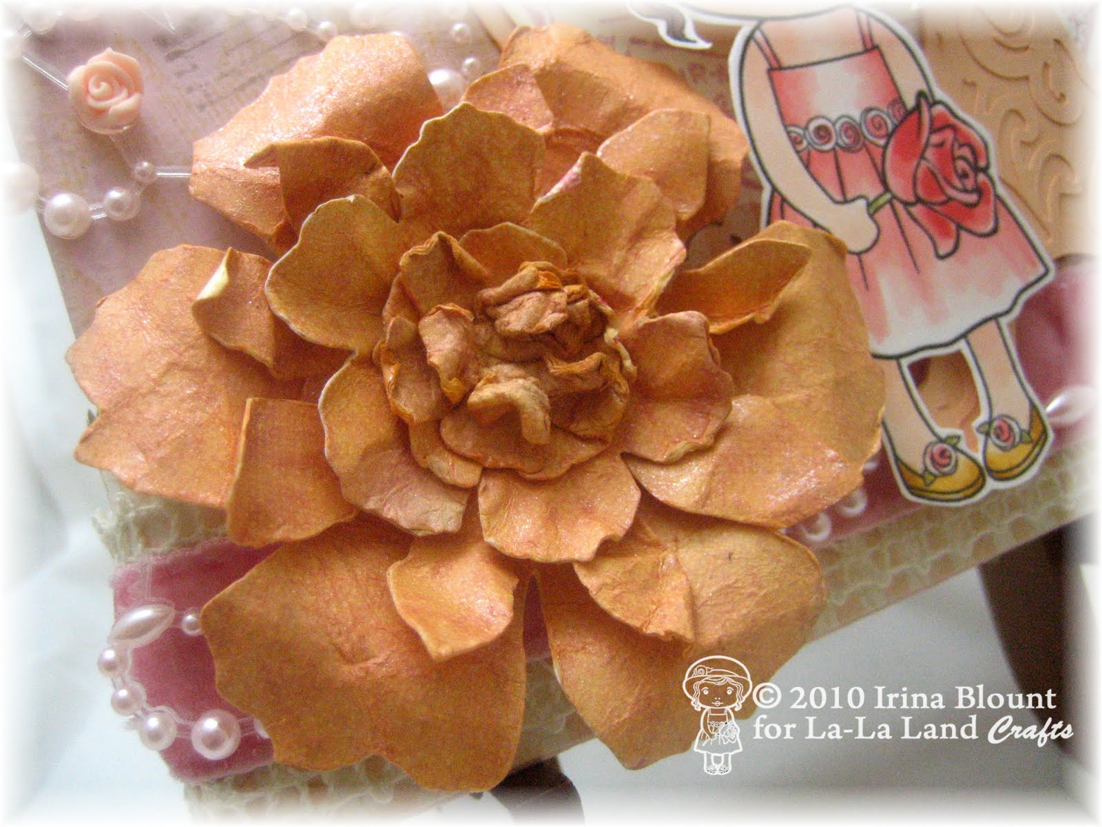 Everything Paper Crafts: Marci with Rose Canvas Art