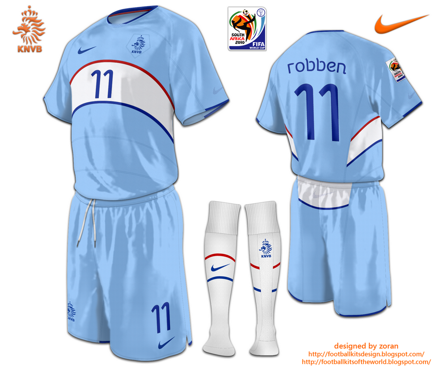 football kits design: Netherlands World Cup 2010 fantasy kits