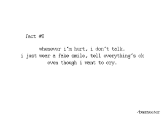 It's not about the Words, It's about the Meaning: crying inside smile ...