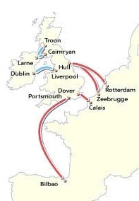Ferries of Britain: Ferry Route Maps