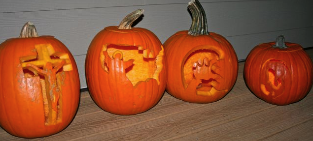 Jesus Pumpkin Carving