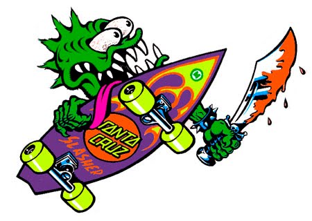 Board Brain: Santa Cruz Slasher - Custom Munny by Sam Breakspear