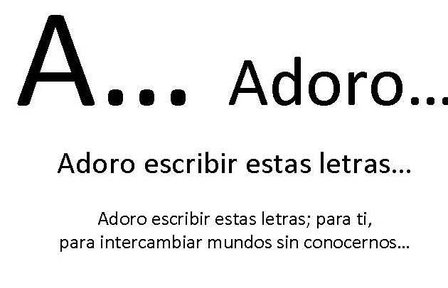 : Las Letras: Transportación e Intercambio de Mundos