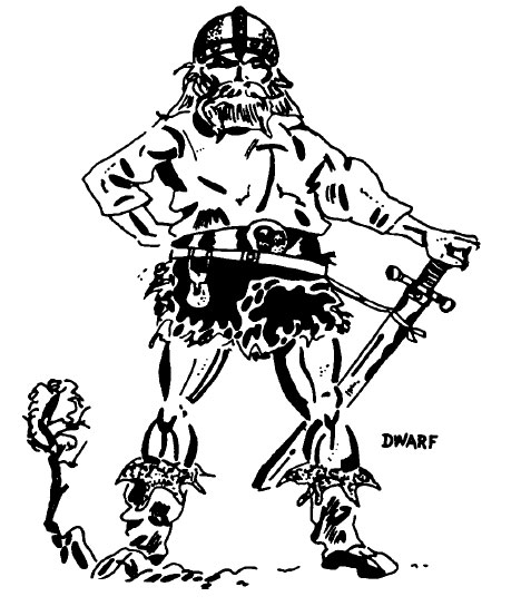 A Wizard in a bottle: Dwarves in OD&D