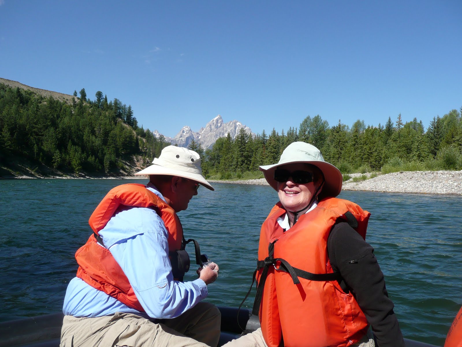 ontheroadwithtandc: Snake River Rafting, Yellowstone, Hidden Falls ...