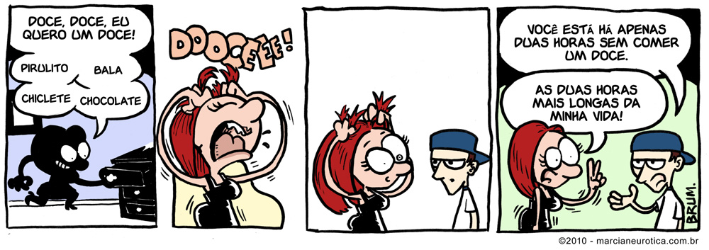 Márcia, a neurótica - Tirinhas diárias engraçadas de humor (ou não ...