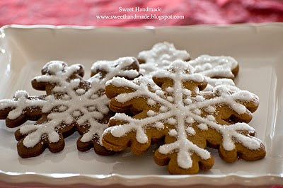 Sweet Handmade Cookies: Festive Snowflake Cookies