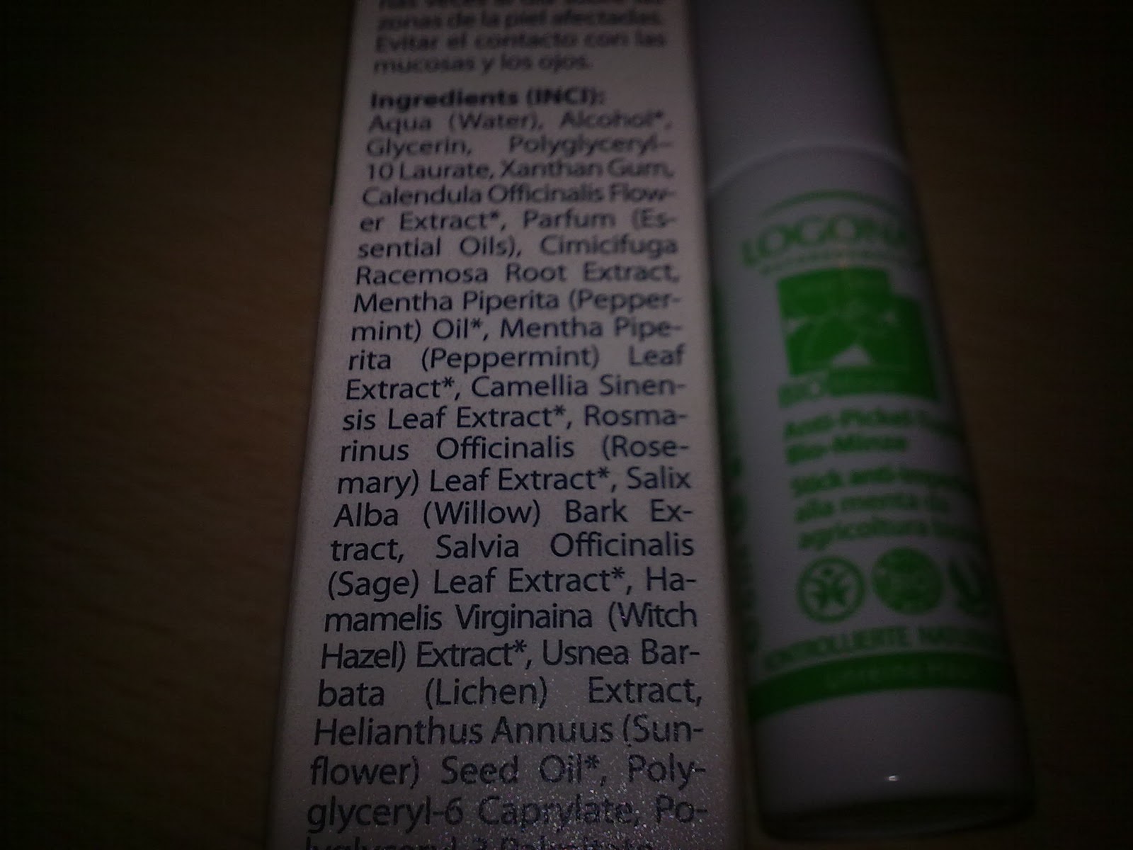 My Beauty Shopping: Let's compare! Anti-spot stick Garnier-Essence-Logona