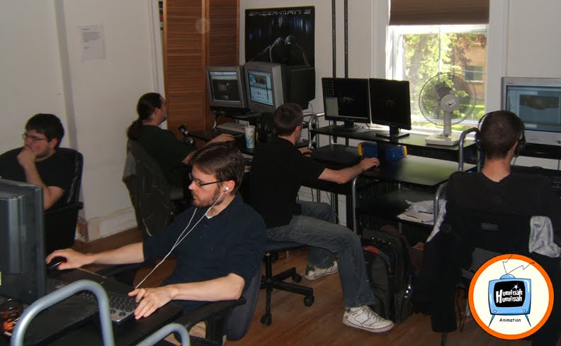 Huminah Huminah Animation: Huminah crew working