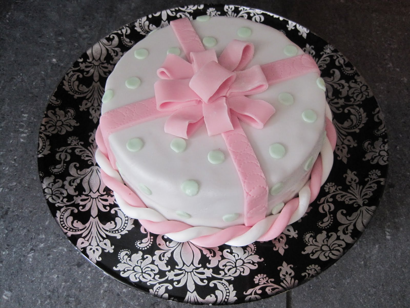 Cécile à Londres: Mon premier gateau decoré