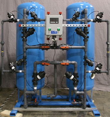 Res-Kem Blog: Industrial Water Softener Skid-Mounted Shipped