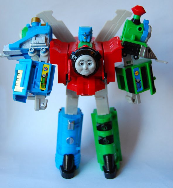 One of my fave finds: The Thomas The Tank Engine Bootleg Transformer!!
