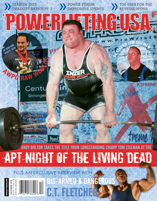 UPSTRONG: Cover of Powerlifting USA