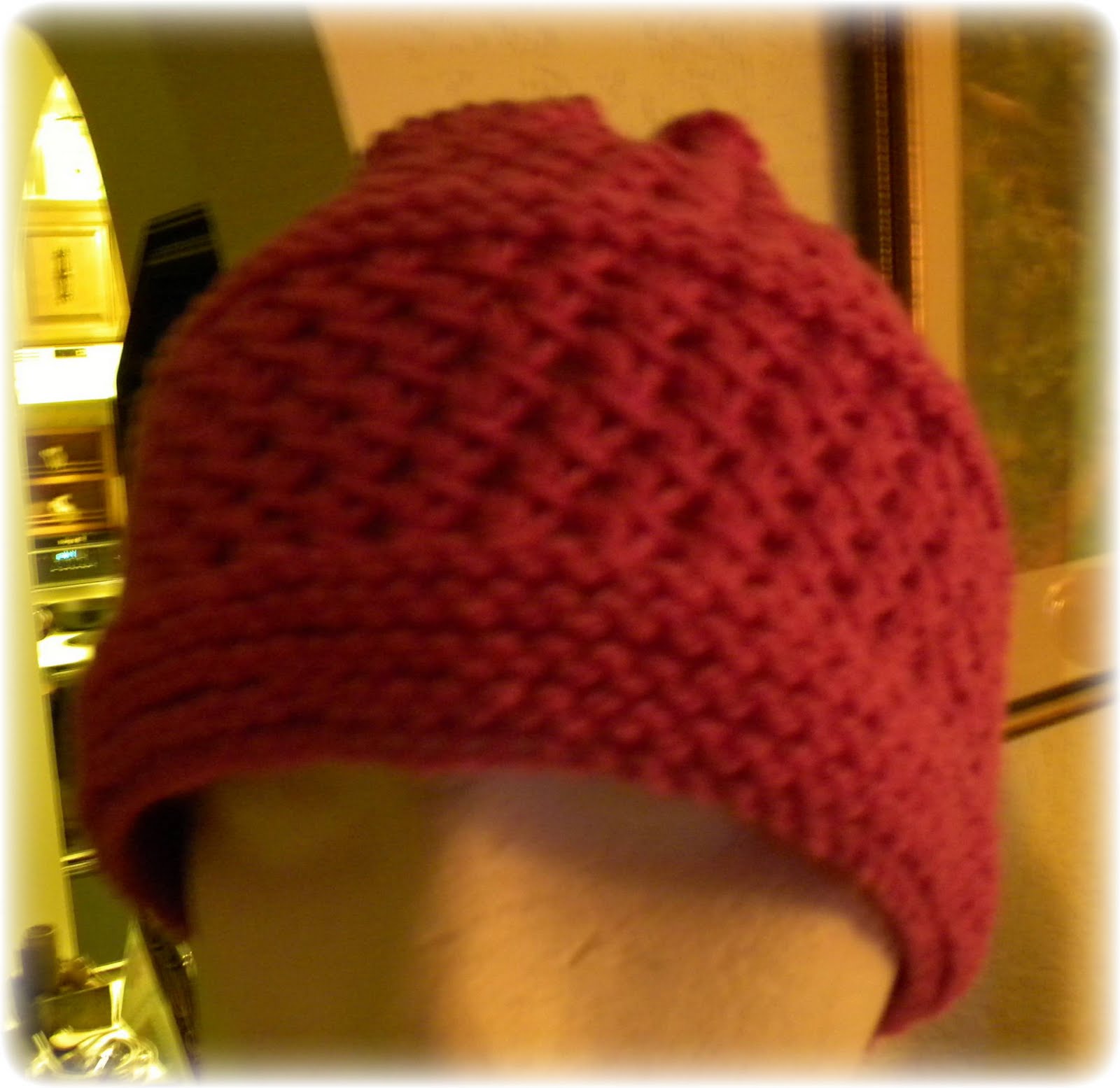 EstherWoodWork: Pink Toque FINISHED