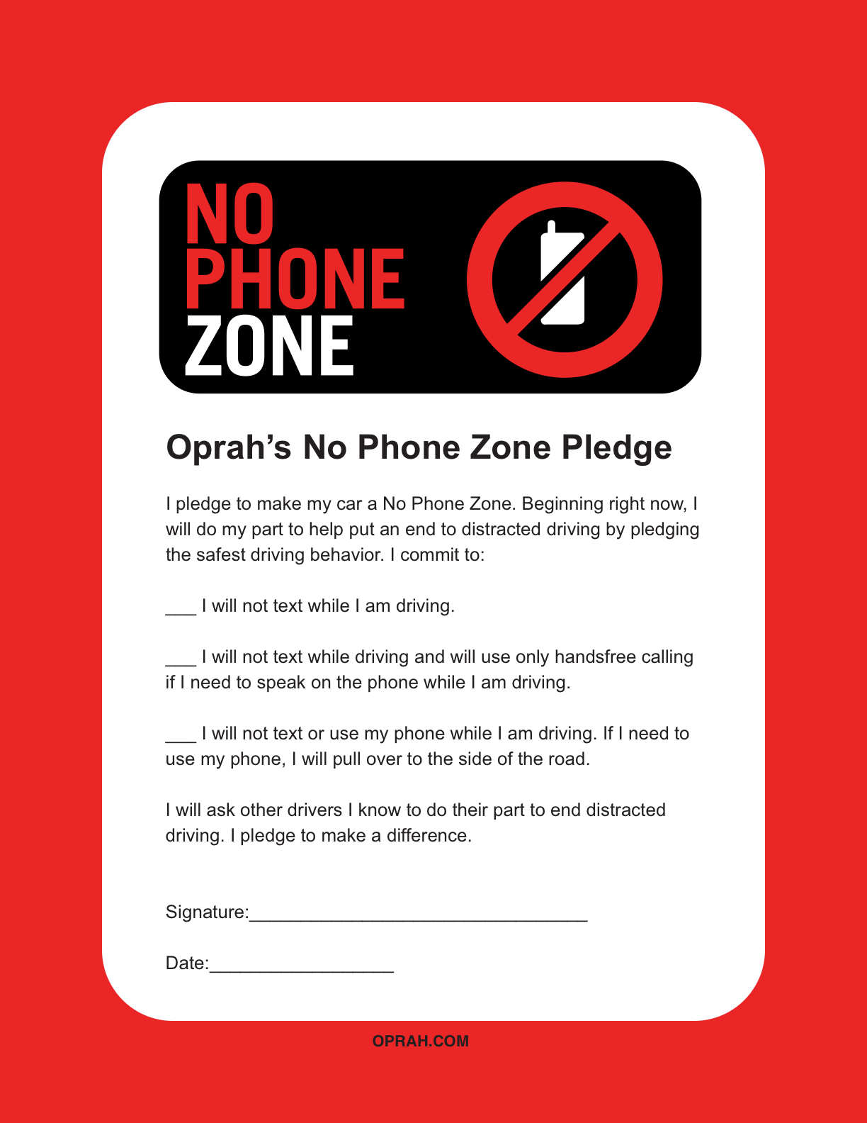 No Phone Zone