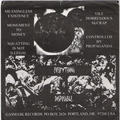 7inchcrust: Anti State-When corporations rule the world 7''