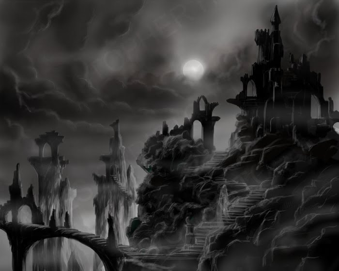 James Hill Artwork: Gothic Horror - Ghost Castle