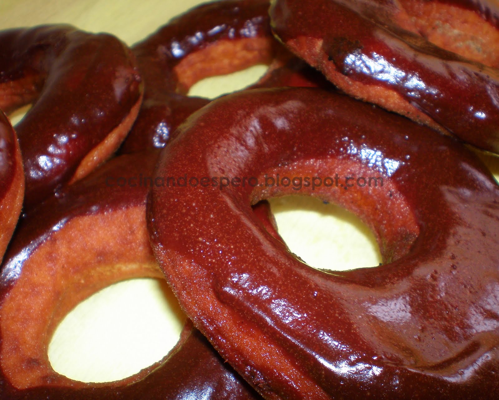 Cocinando espero....: DONUTS AZÚCAR Y CHOCOLATE
