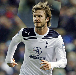Beckham entrena con el Tottenham; desconoce si estará más de un mes ...