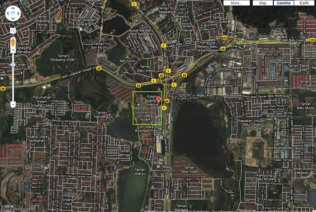 Kuala Lumpur: map selayang