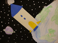 Thomas Elementary Art: 1st Grade Rockets in Space