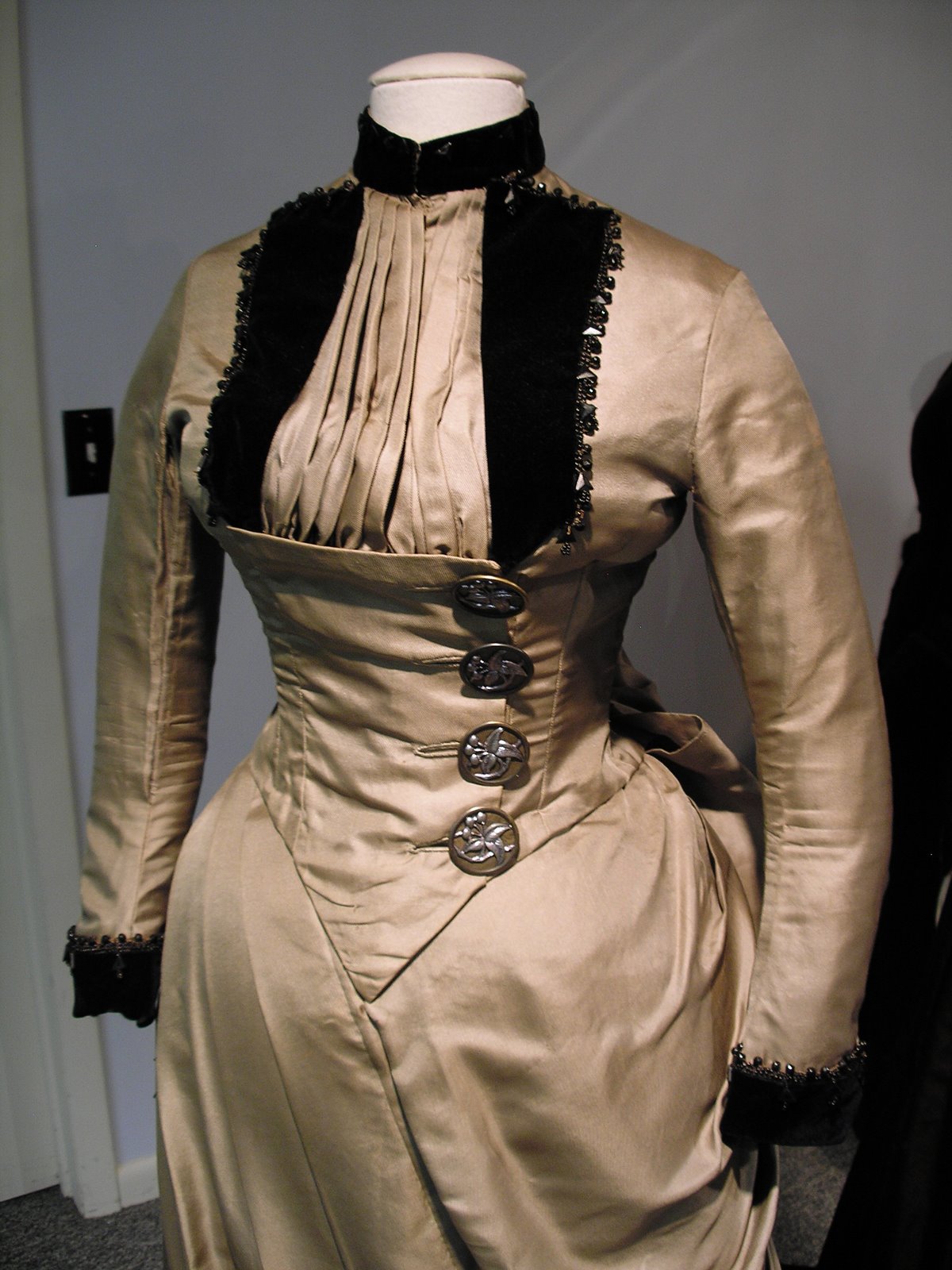 Couture Historique: Silk Faille Dress c1887-89